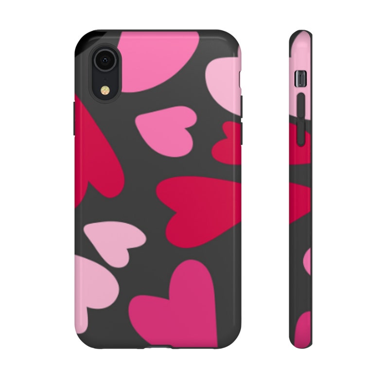 Heart Phone Cases, Red and Pink Heart Phone Cases, Colorful Hearts ...