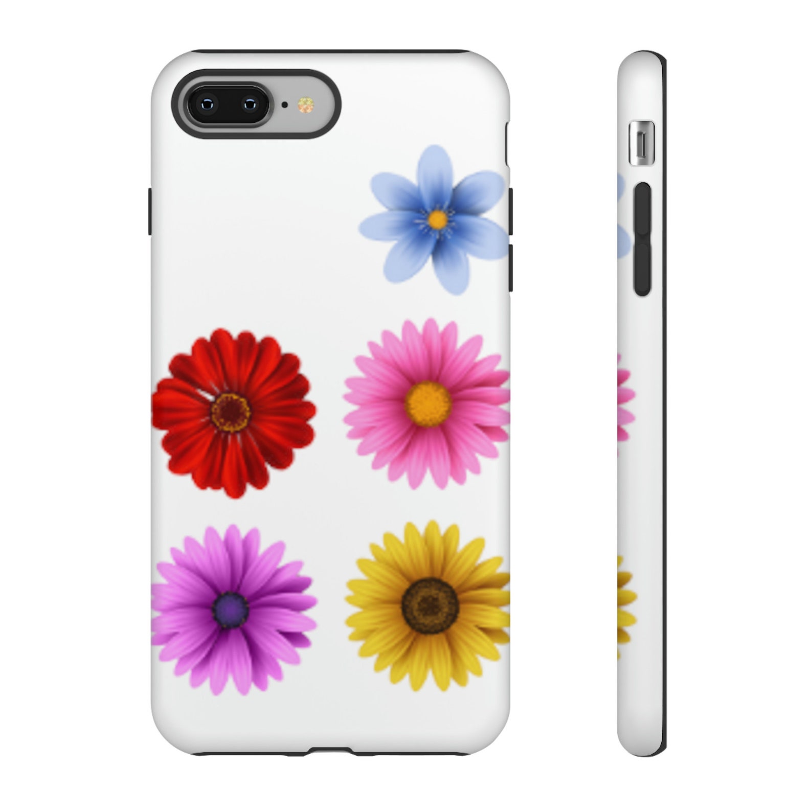 Flower Phone Case, Bright Colored Flower Phone Case, Iphone, Galaxy ...