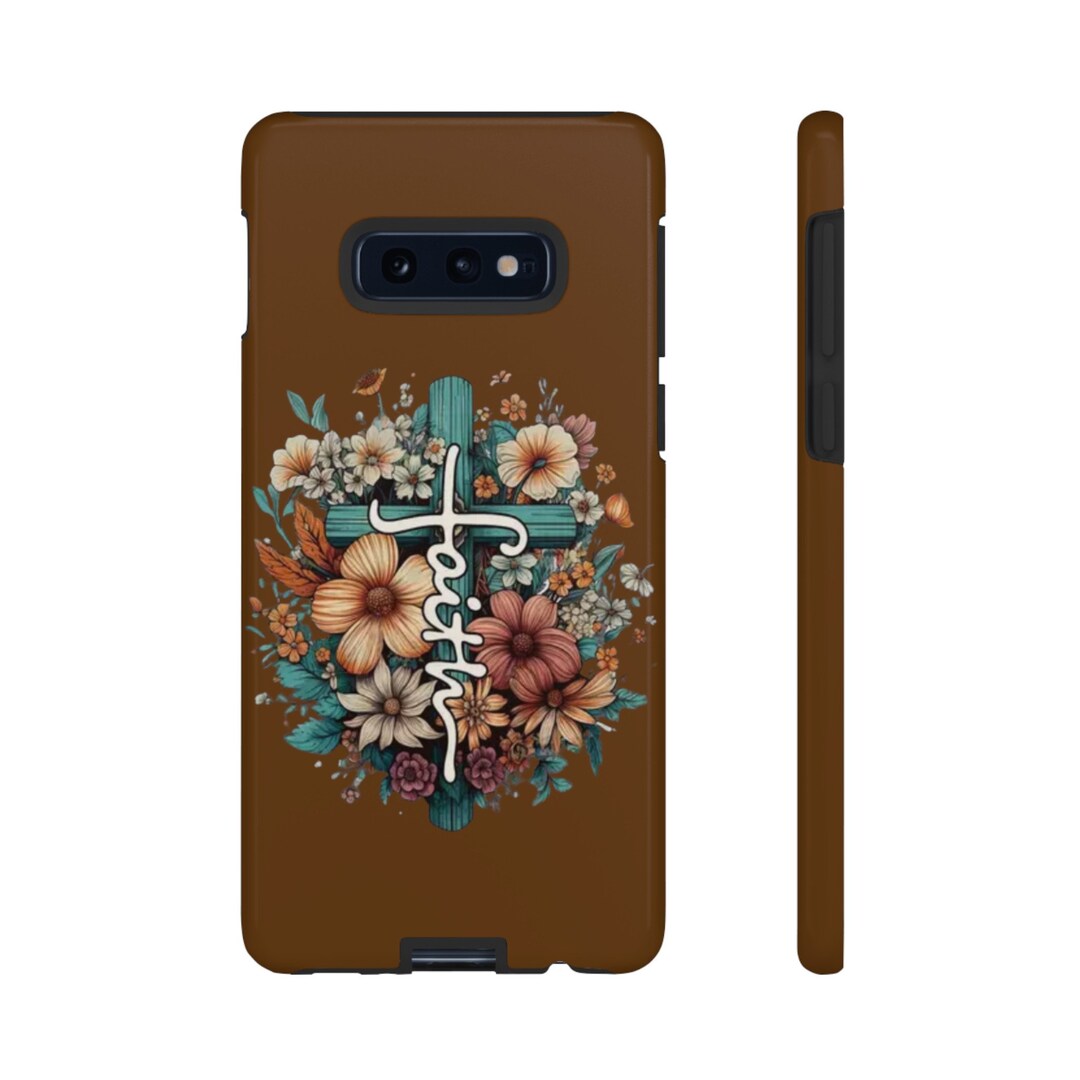 Faith Phone Case, Faith With Cross Phone Case, Phone Case With Cross ...