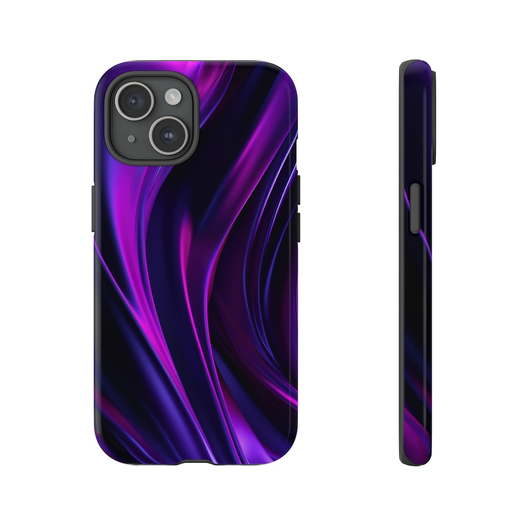 Blue and Purple Swirl Phone Case, Purple Phone Case, Blue Phone Case - Etsy