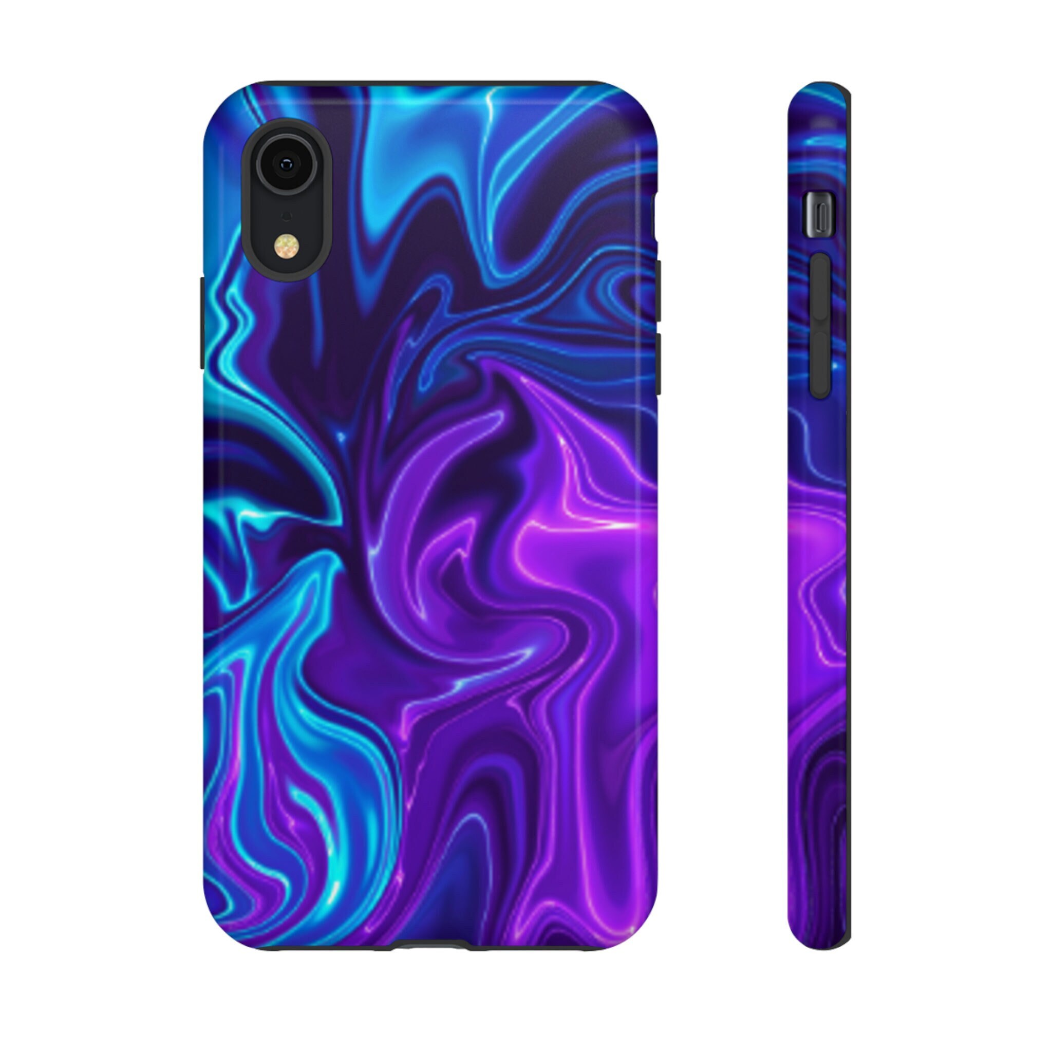 Purple and Blue Swirl Tough Phone Case, Purple, Blue, Swirl, Strong ...