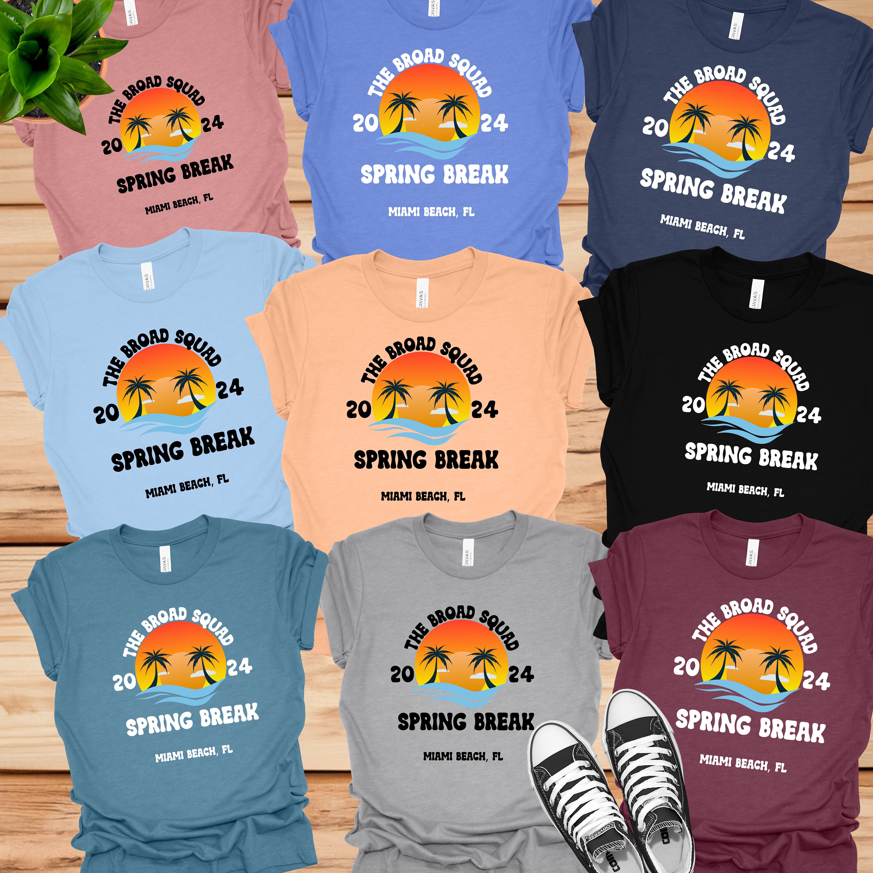 Spring Break Tshirts, Matching Spring Break Shirts, Group Spring Break ...