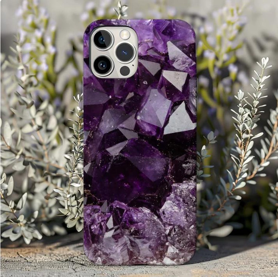 Purple Geode Phone Cases, Purple Rock Phone Cases, Purple Phone Cases ...
