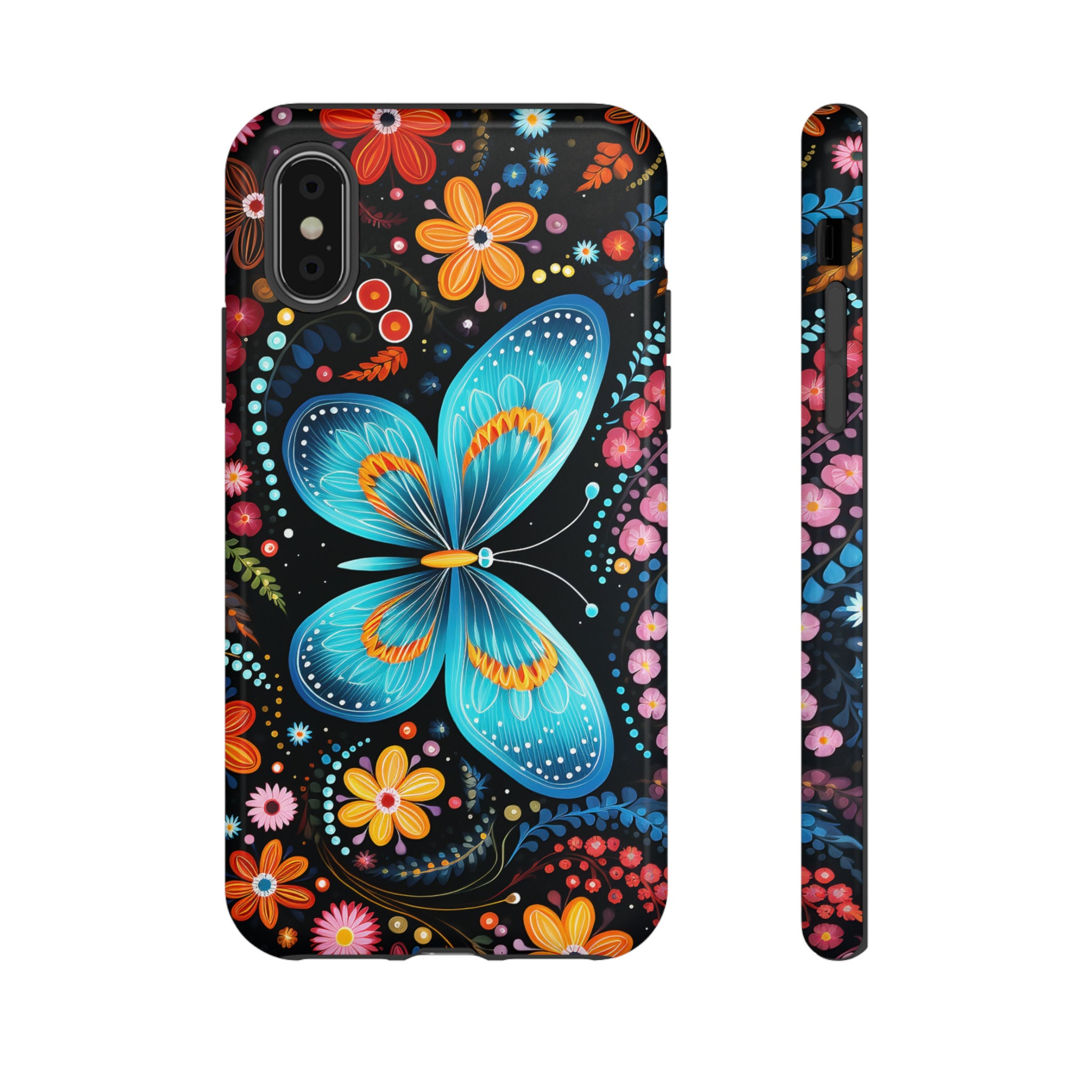 Butterfly Phone Case, Colorful Butterfly Phone Case, Butterflies and ...