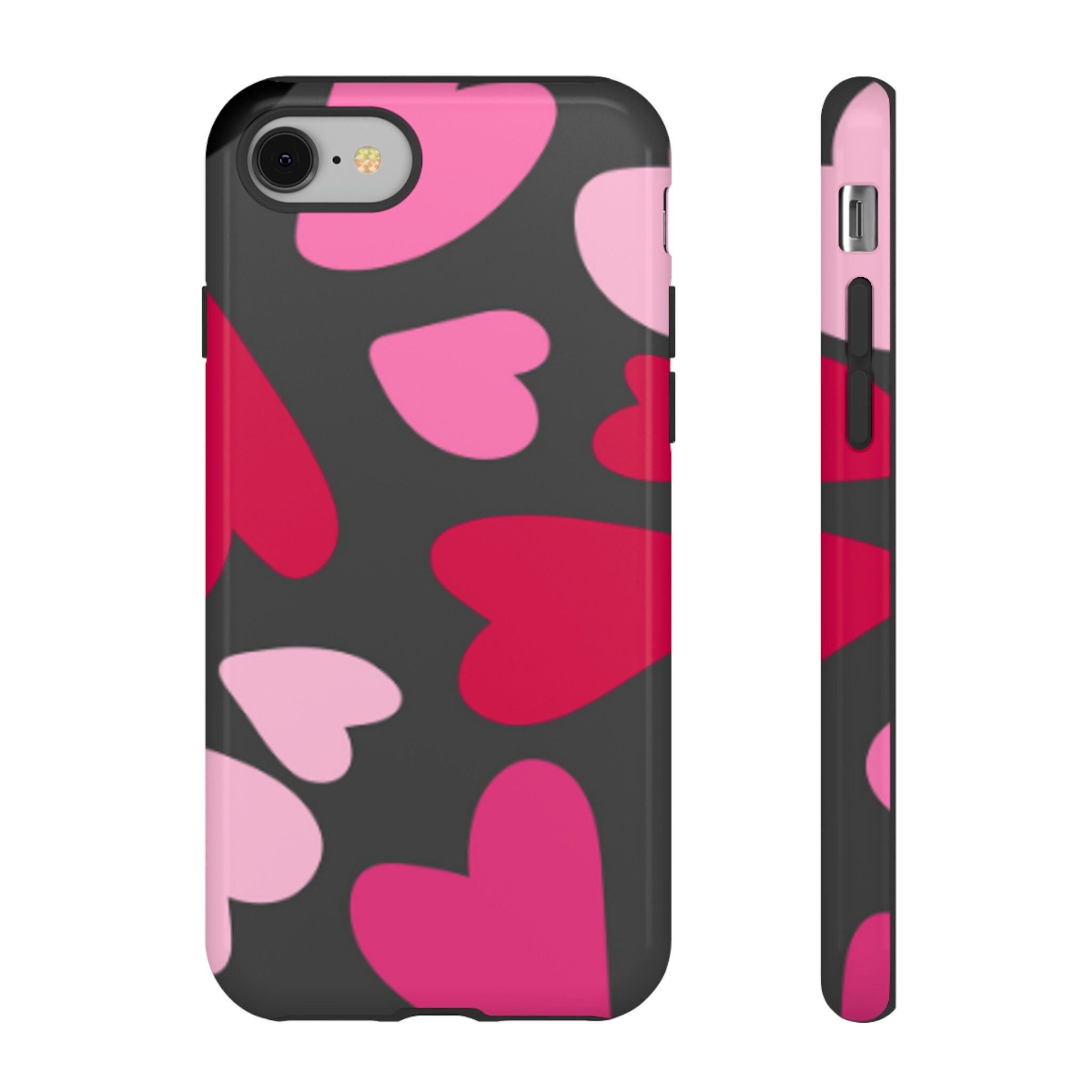 Heart Phone Cases, Red and Pink Heart Phone Cases, Colorful Hearts ...