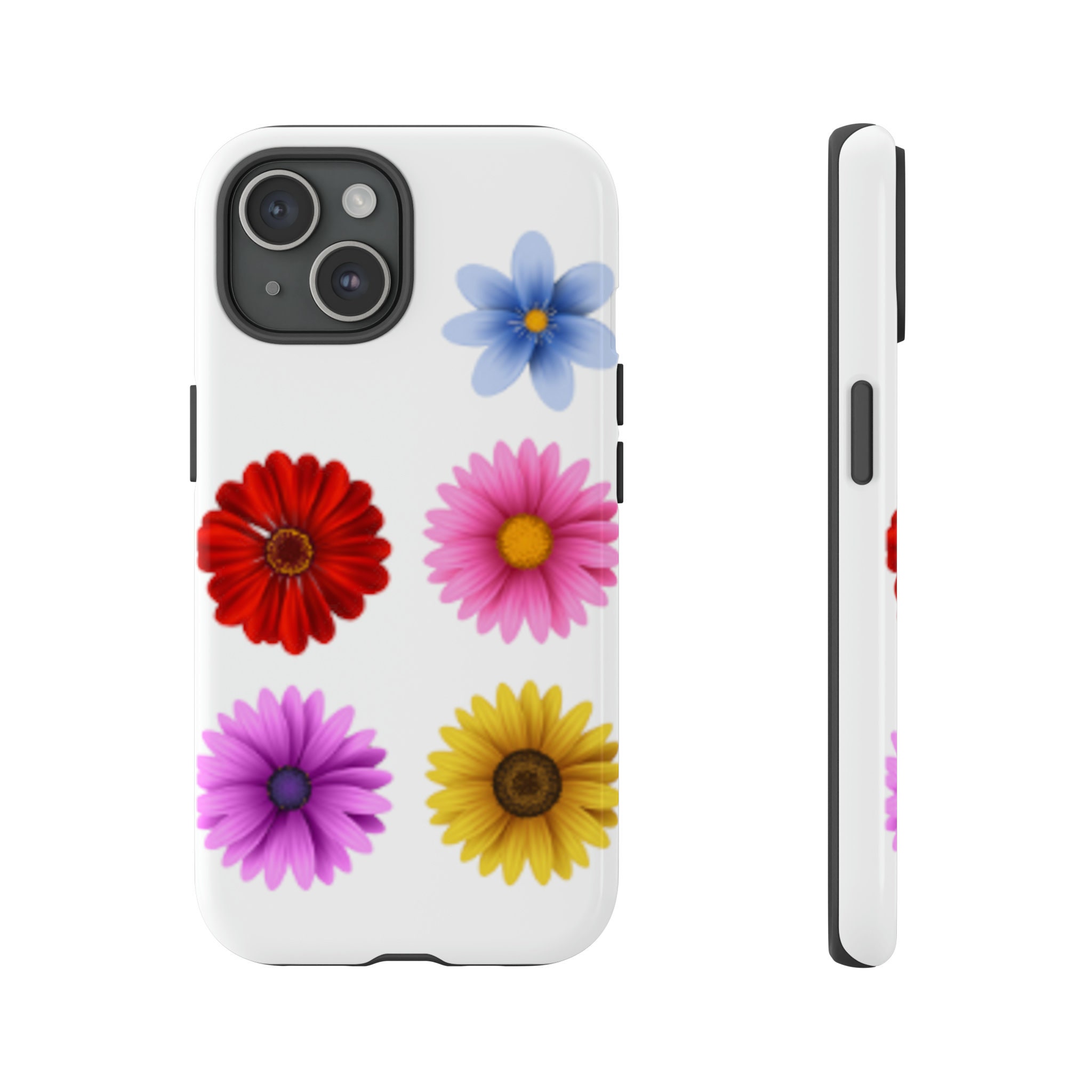 Flower Phone Case, Bright Colored Flower Phone Case, Iphone, Galaxy ...