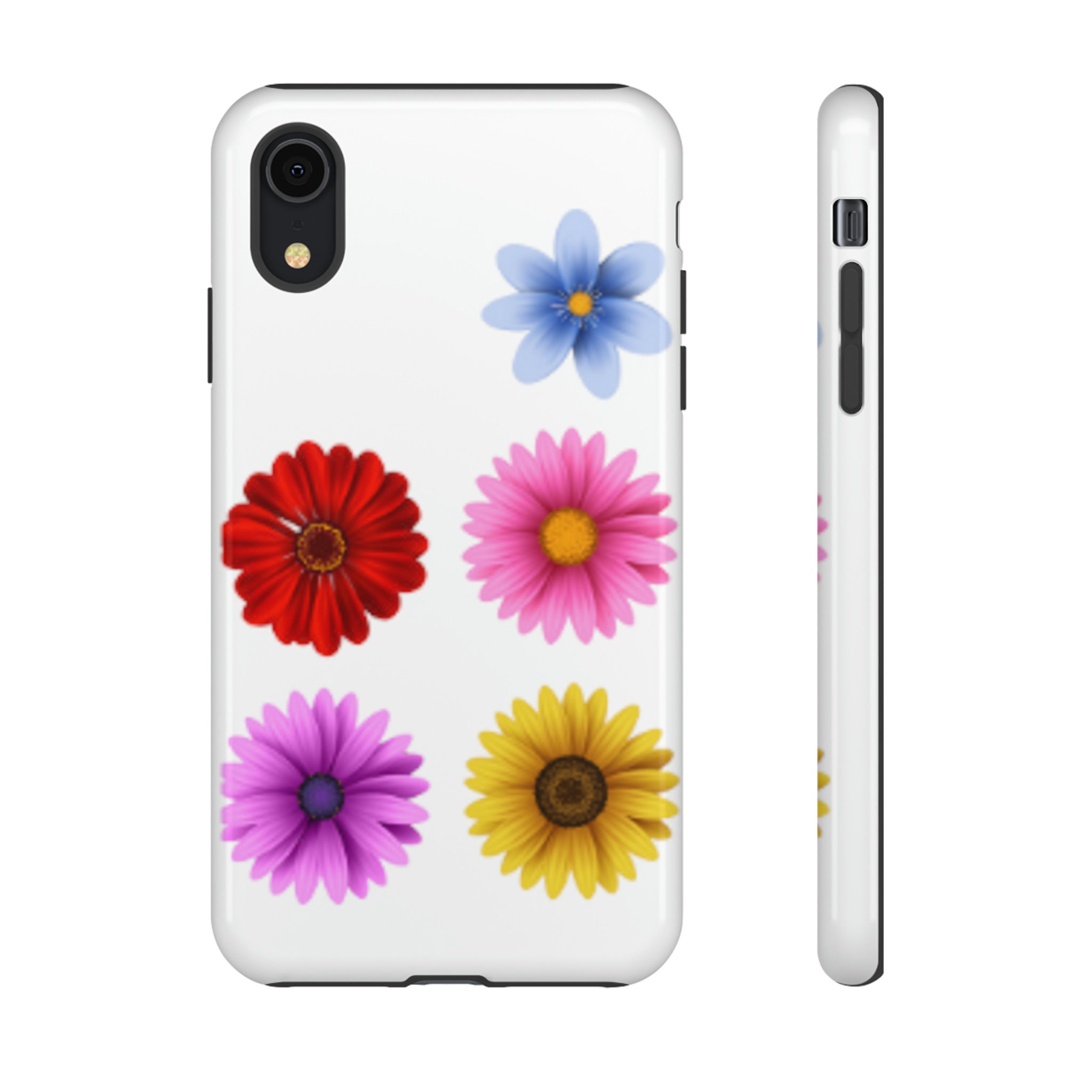 Flower Phone Case, Bright Colored Flower Phone Case, Iphone, Galaxy ...