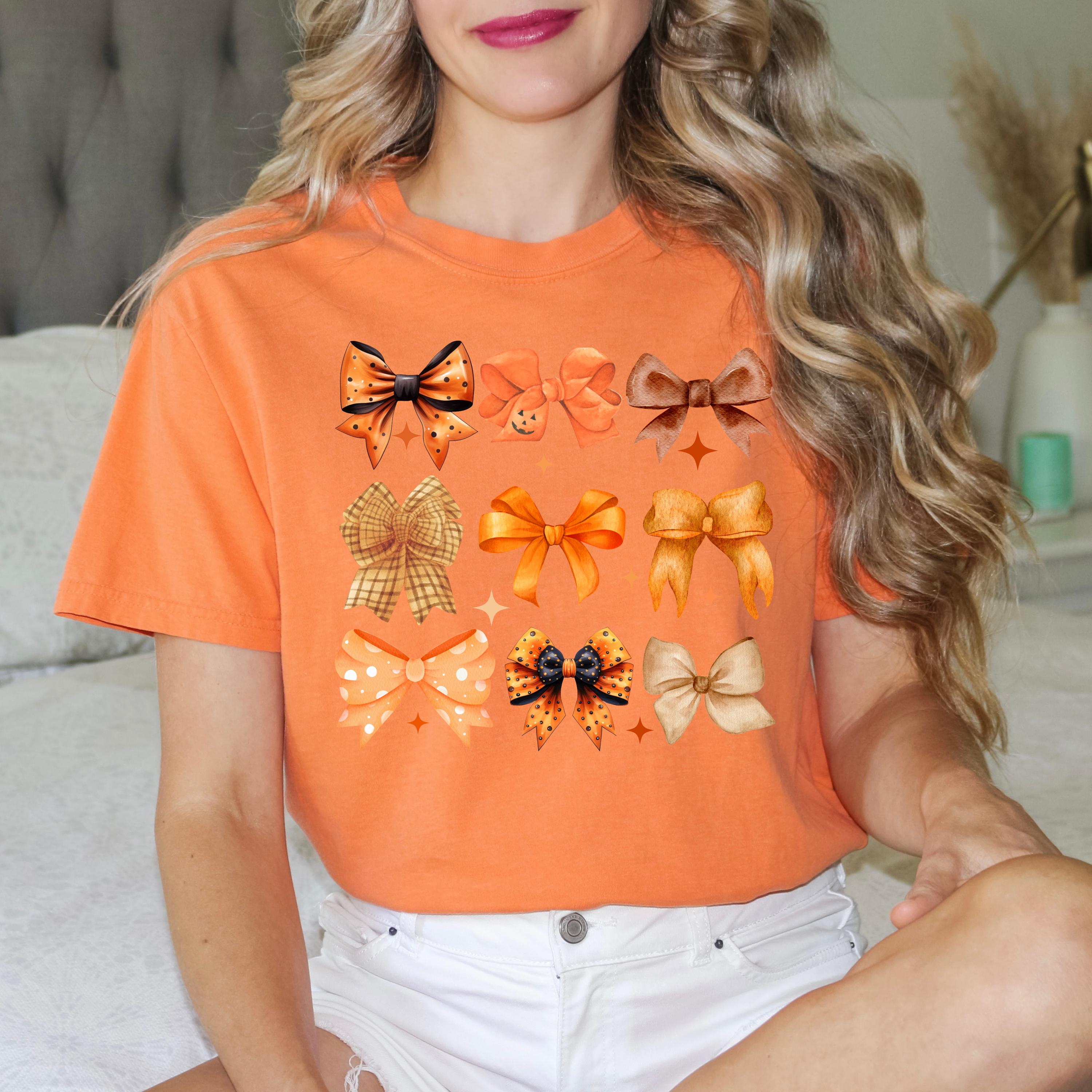 Coquette Fall Bows Png, Fall Bows Png, Cute Plaid Bows Png, Cute Bows ...