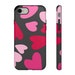 Heart Phone Cases, Red and Pink Heart Phone Cases, Colorful Hearts ...