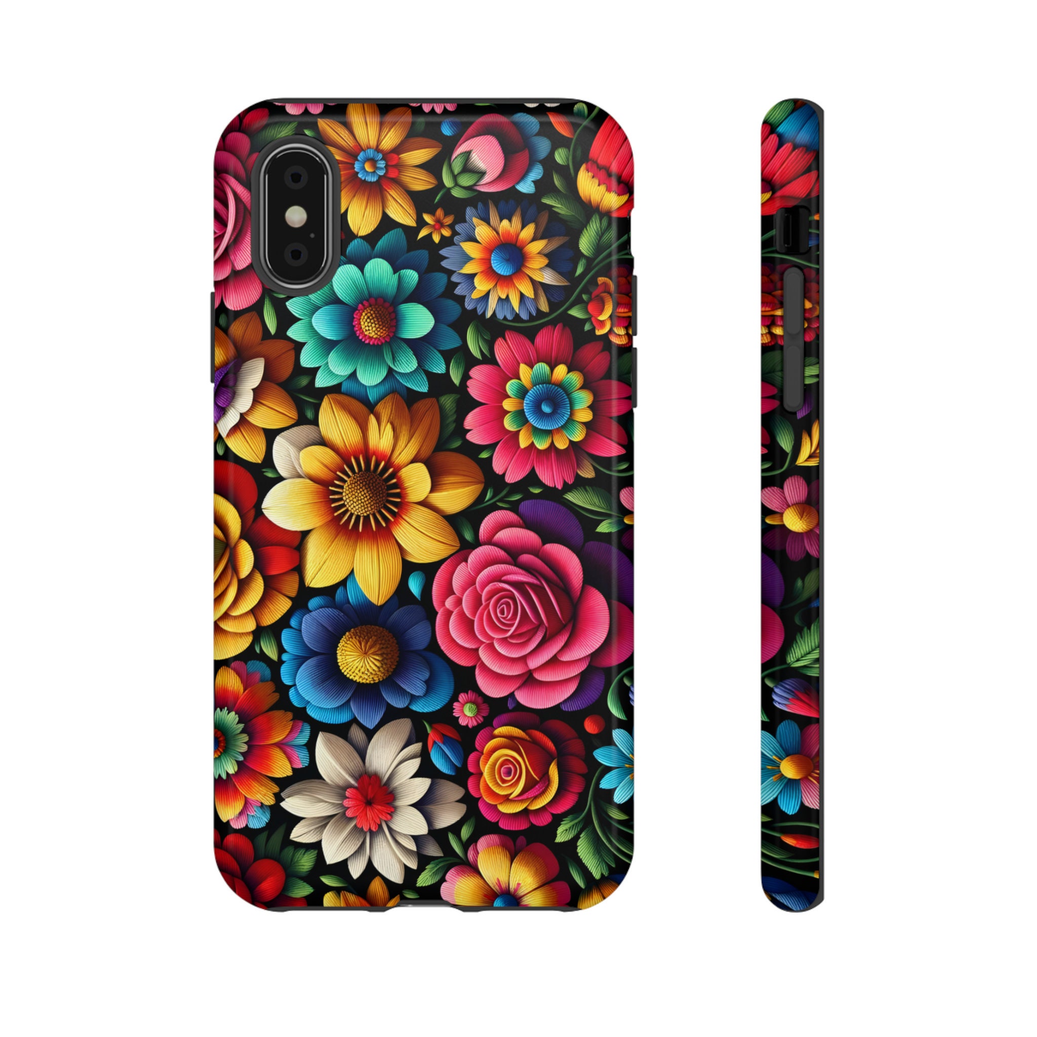 Bright Flowers Phone Case, Flower Phone Case, Pretty Phone Cases ...