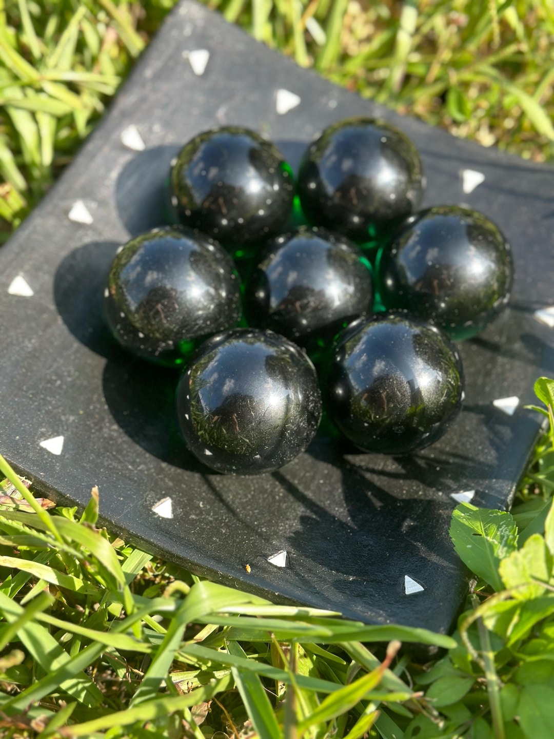 Obsidian Spheres - Etsy
