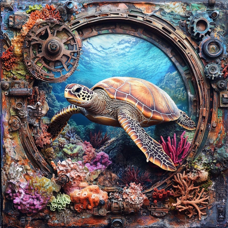 Steampunk Summer Sea - Etsy