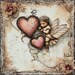 Vintage Angel Heart Wall Art – Handmade Shabby Chic Decor, Romantic ...