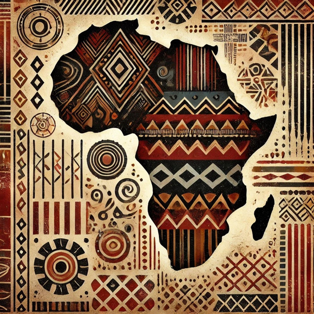 African Heritage Aluminum Sign – Tribal Map Wall Art for Black History ...