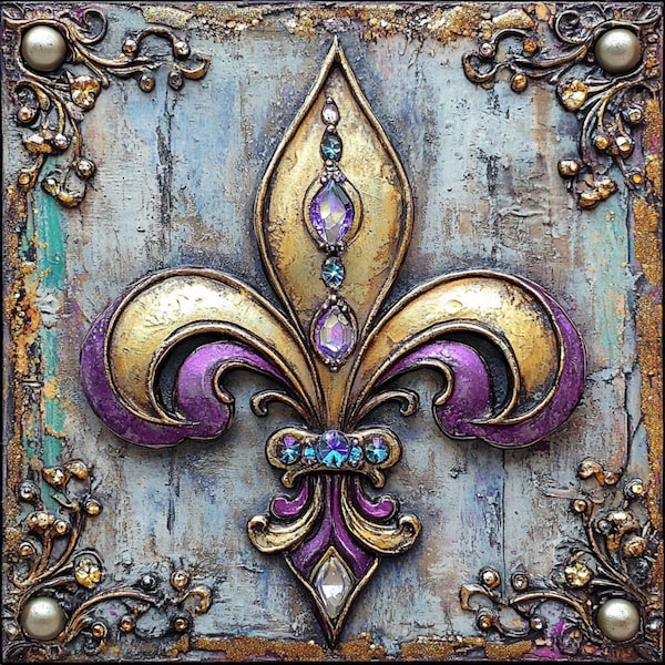 Fleur De Lis Wall Decor - Etsy