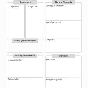 Nursing Care Plan Templates, Nursing Care Plan, Nursing Student ...