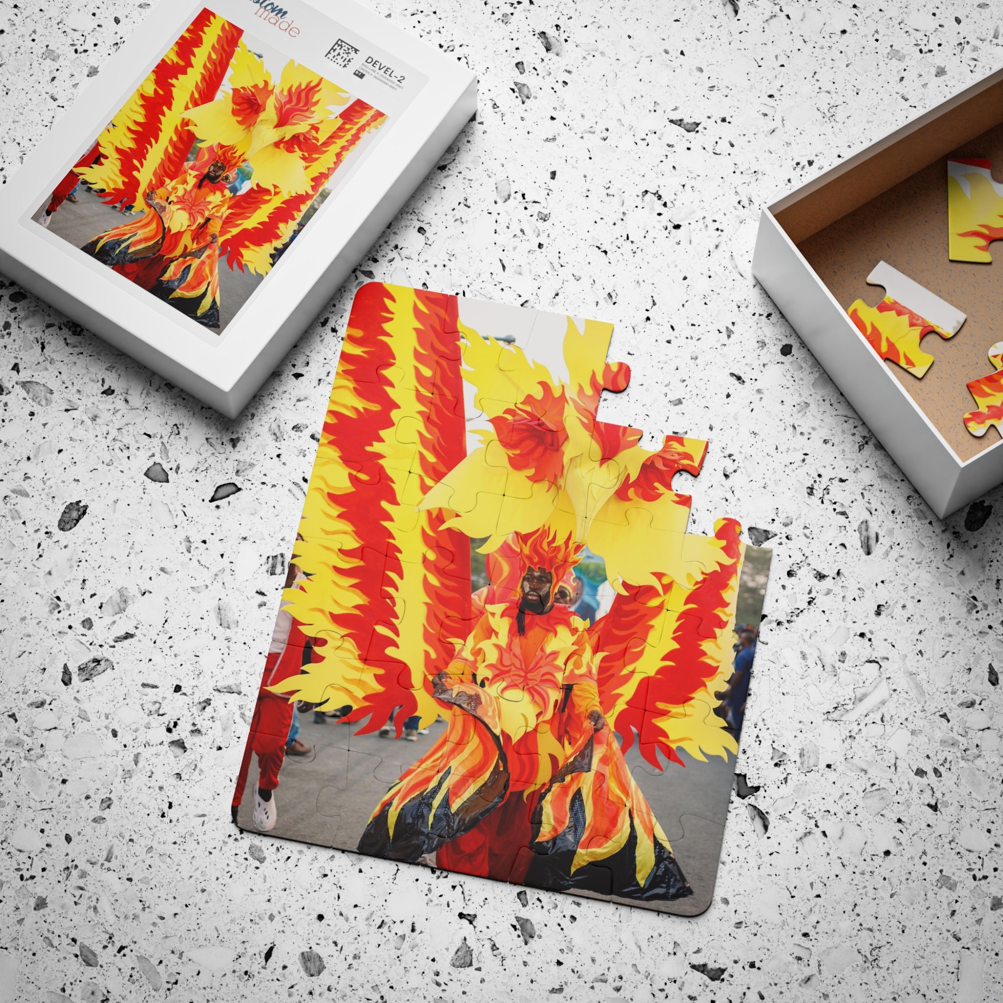 Burning Man Jigsaw Puzzle for Kids 30 Piece Children Sublimation Puzzle ...