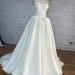 Custom-made Satin Bridal Gown, Basque Waist Wedding Dress, Light Pink ...