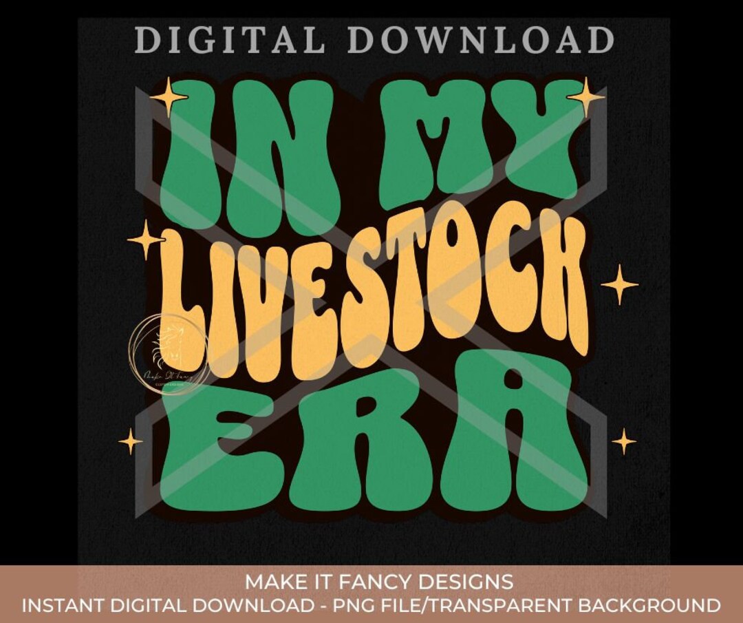 FFA 4h Show Animals PNG Digital File Stock Show, Livestock Show Time in ...