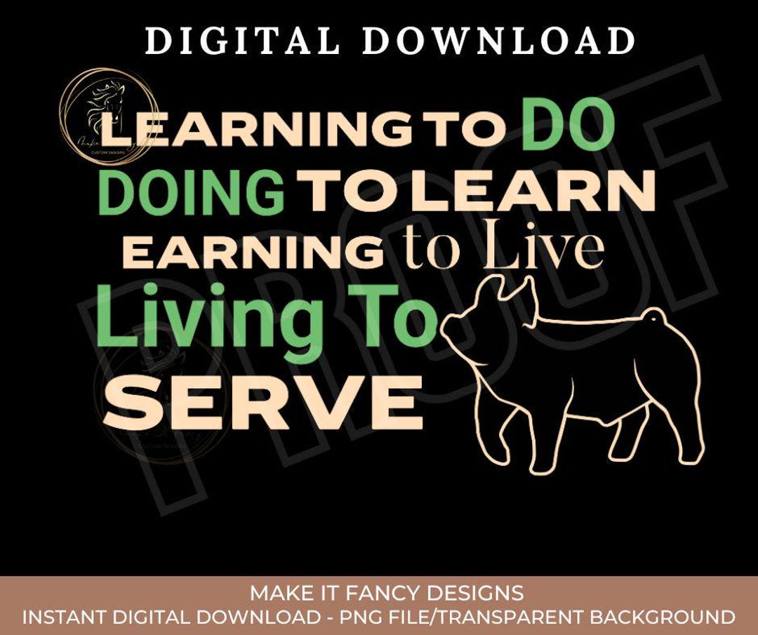 FFA 4h Show Animals PNG Digital File Stock Show, Livestock Show Time ...