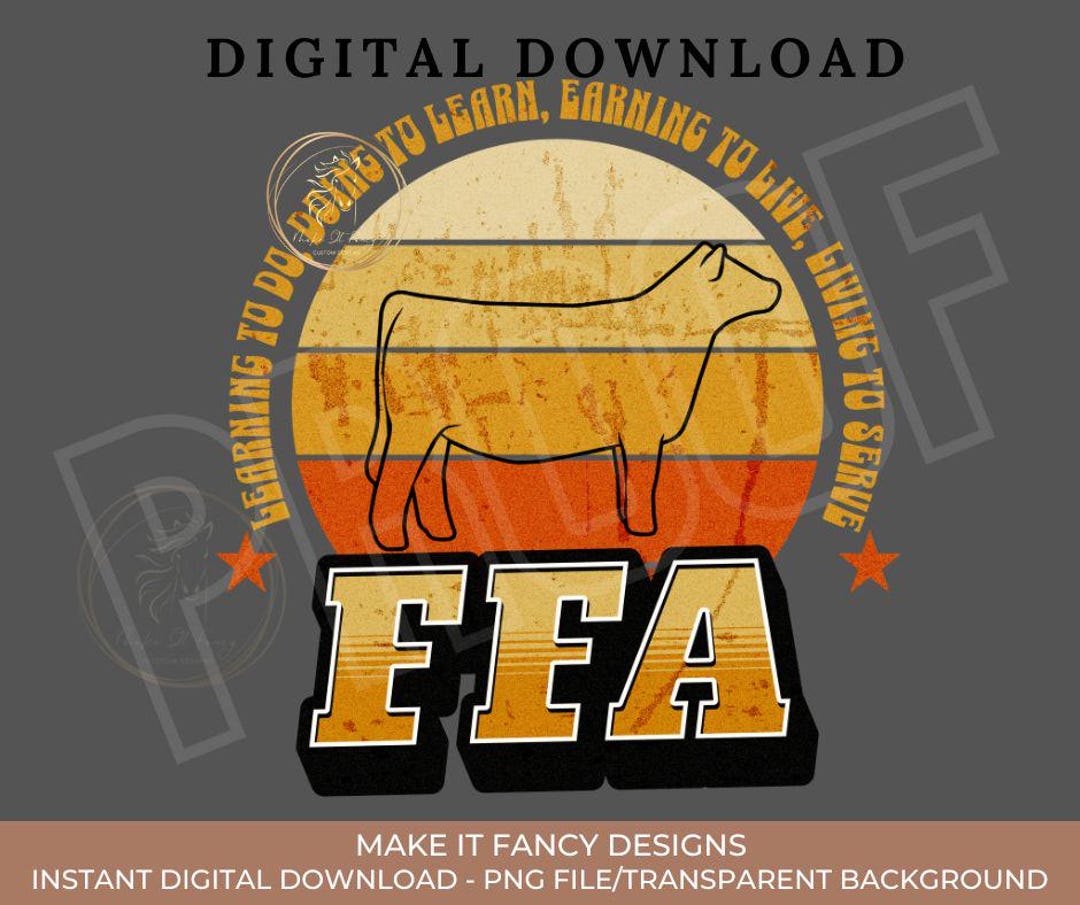 FFA 4h Show Animals Show Pig PNG Digital File Stock Show, Livestock ...