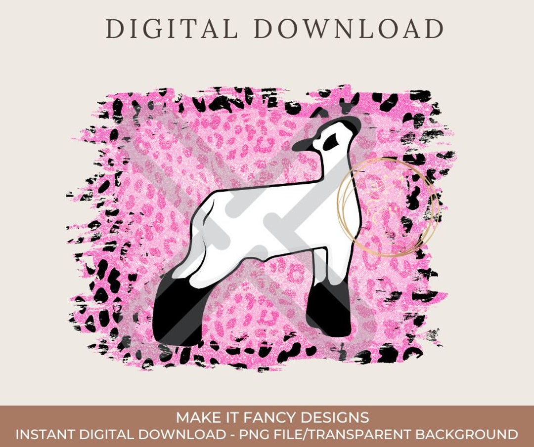 FFA 4h Show Lamb PNG Digital File Stock Show, Livestock Show Time Show ...