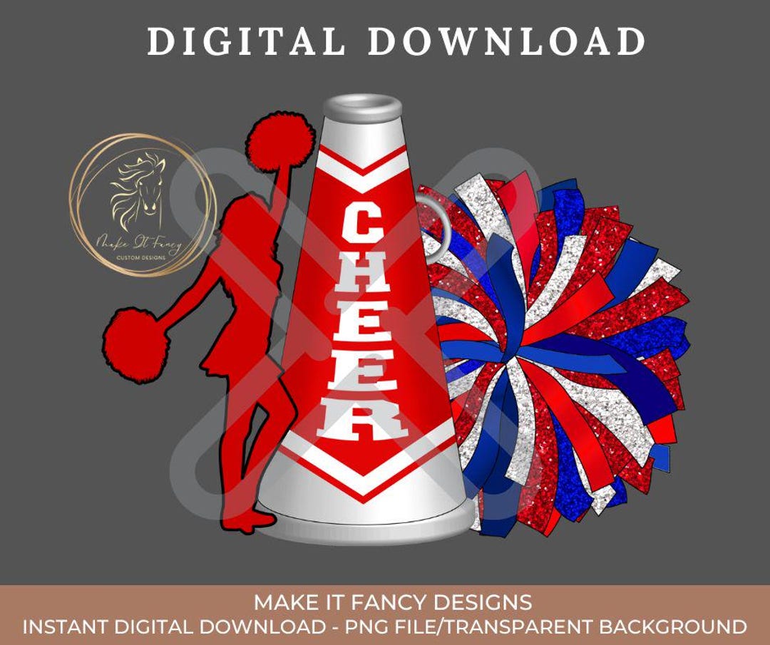 Cheer Cheerleader PNG Digital File Stock Show, Football Cheer Cheer ...