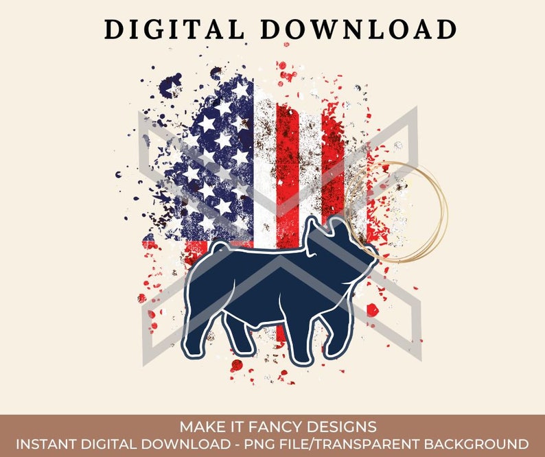 FFA 4h Show Animals PNG Digital File Stock Show, Livestock Show Time ...