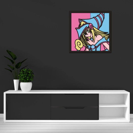 Magician Anime Svg, Layered Design Anime, Svg Cutting for Paper and ...