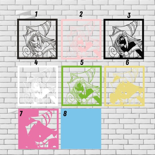 Magician Anime Svg, Layered Design Anime, Svg Cutting for Paper and ...