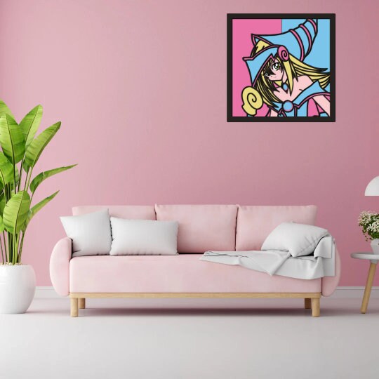 Magician Anime Svg, Layered Design Anime, Svg Cutting for Paper and ...