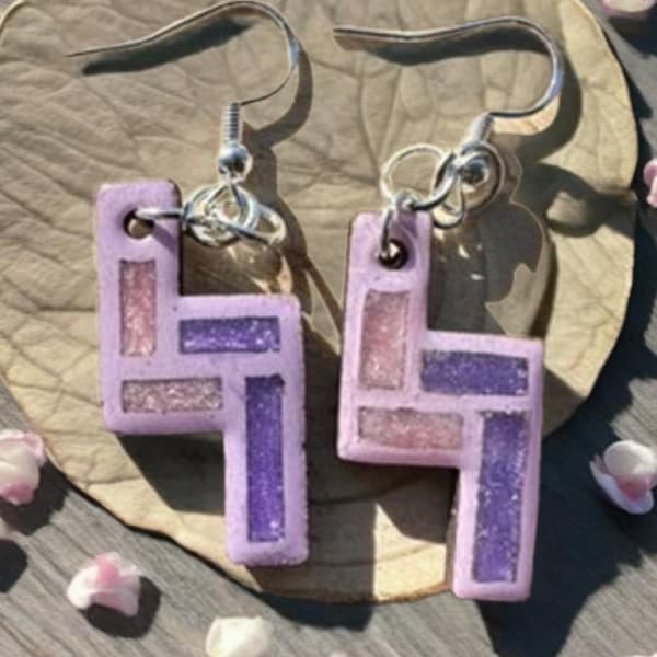 Tetris Earrings - Etsy