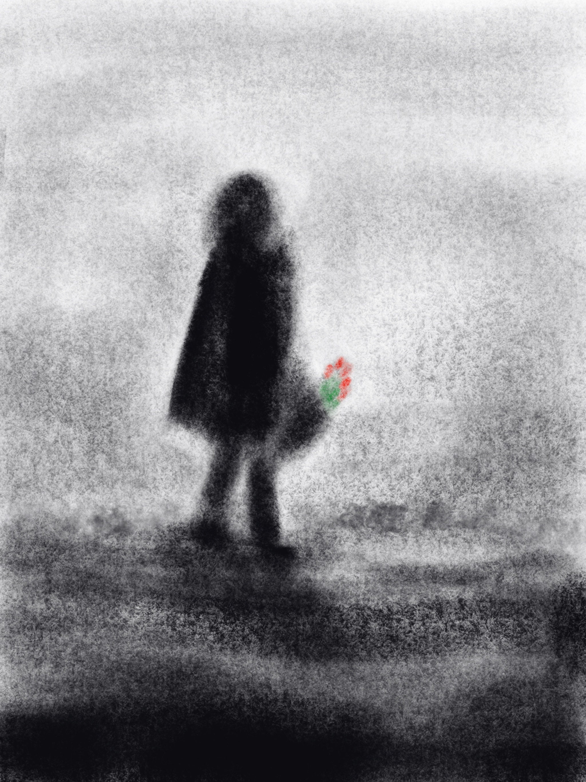 Girl With Flowers Digital Art Digital Download - Etsy