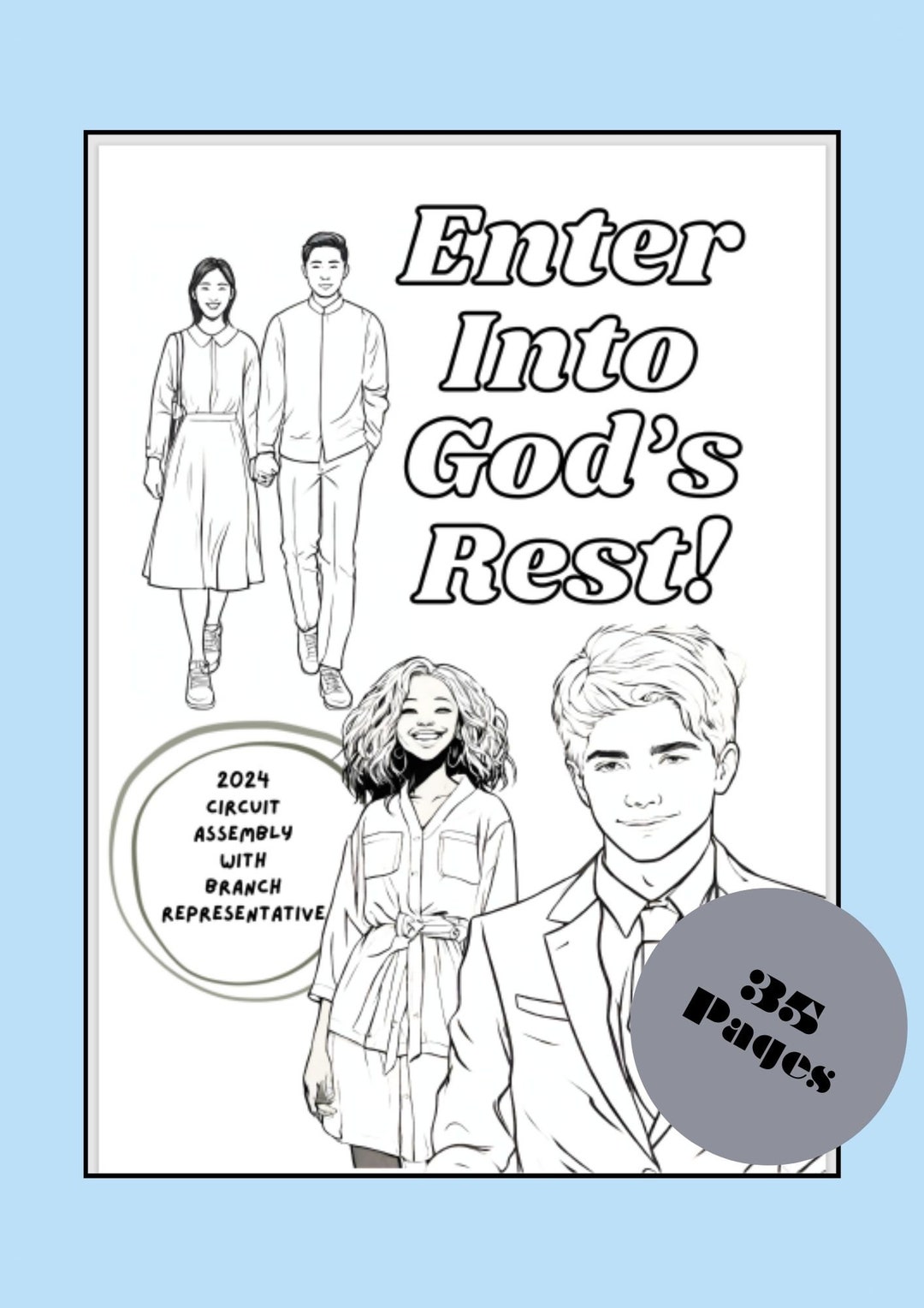 JW 2024 Enter Into God's Rest Circuit Assembly Pre-teen, Teens & Adults ...