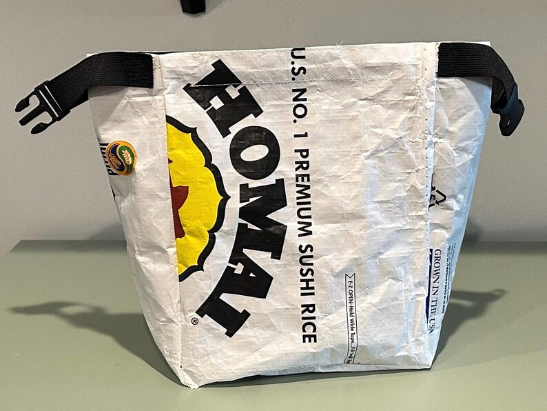 Chalk Bag, Chalk Bucket, Bouldering Bag, Upcycled From Rice Bag - Etsy