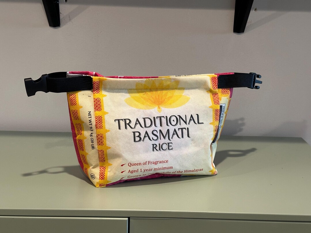 Chalk Bag, Chalk Bucket, Bouldering Bag, Upcycled From Rice Bag - Etsy