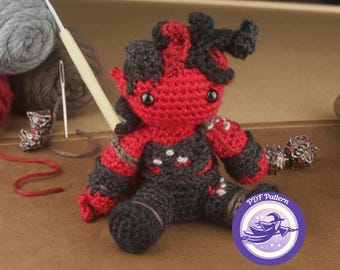 Karlach Amigurumi Pattern - Baldur's Gate 3 - Etsy