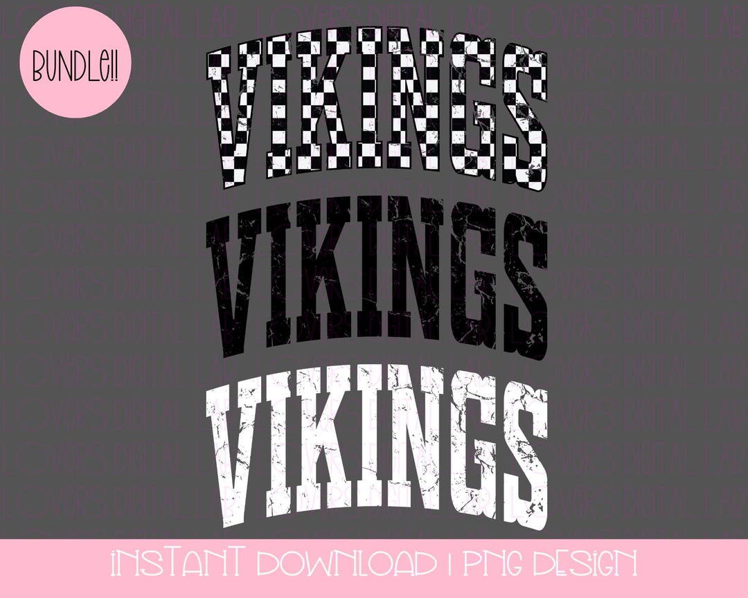 Vikings School Mascot Bundle | PNG, Vikings Pride Digital Download ...