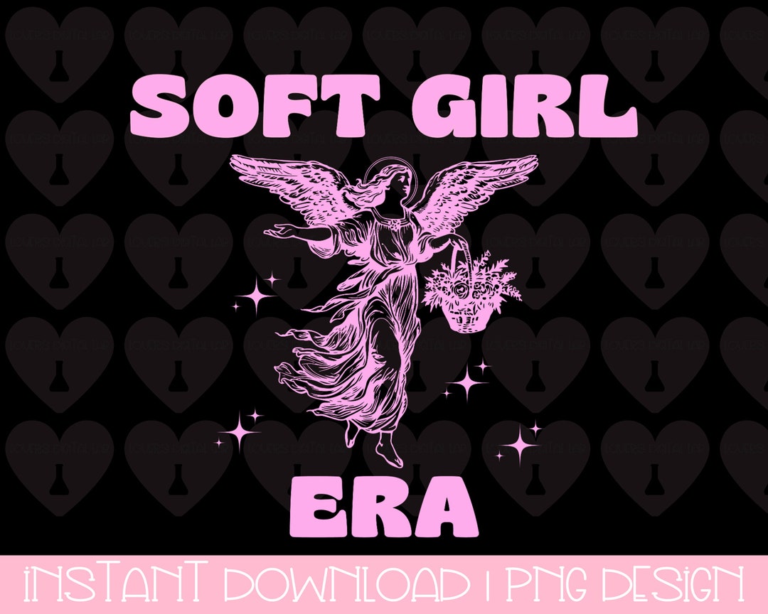 PINK | Trendy 'soft Girl Era' Y2K Girly Aesthetic PNG Design for T ...
