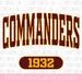 Washington Commanders PNG, Commanders Mascot Trendy Logo, Game Day ...