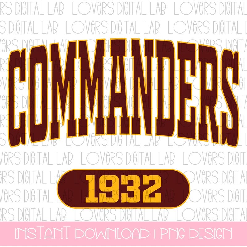 Washington Commanders Logo Svg - Etsy