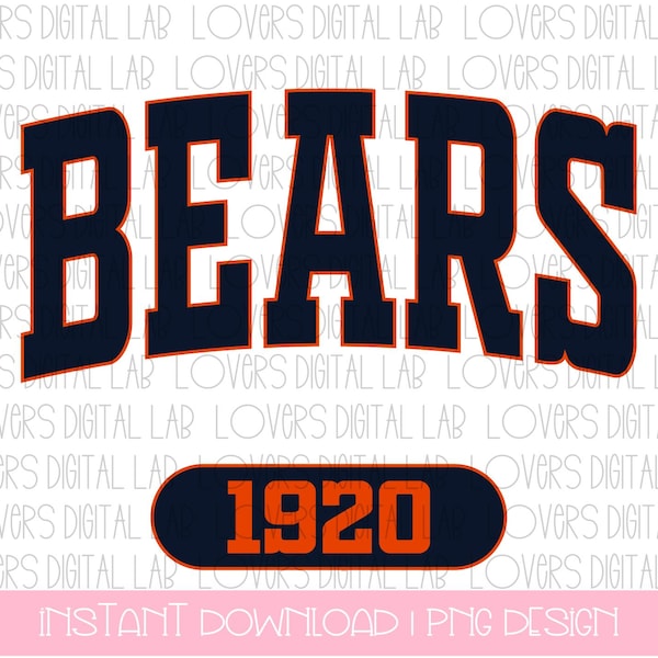 Chicago Bears Font - Etsy