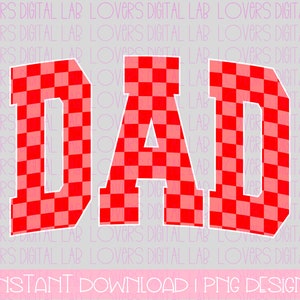 RED CHECKERED DAD Png | Father's Day Png, Best Dad Ever Png ...