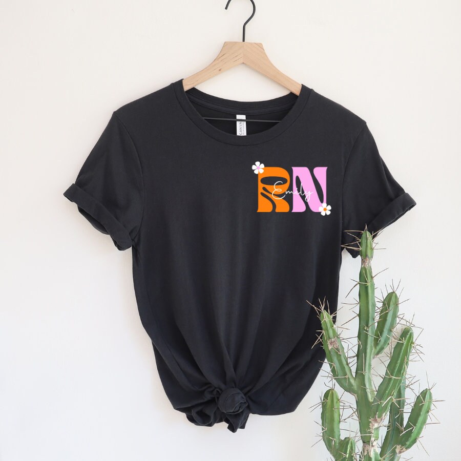 RETRO CUSTOM RN Png | Nurse Png, Rn Png, Retro Png, Personalized Name ...