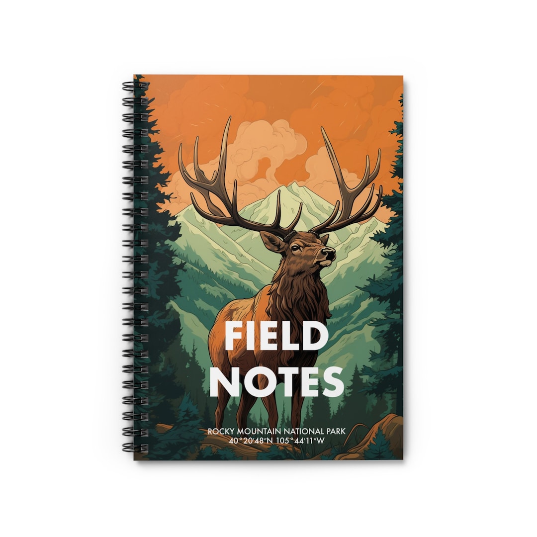 FIELD NOTES | Spiral Notebook | Rocky Mountain National Park | Pocket ...