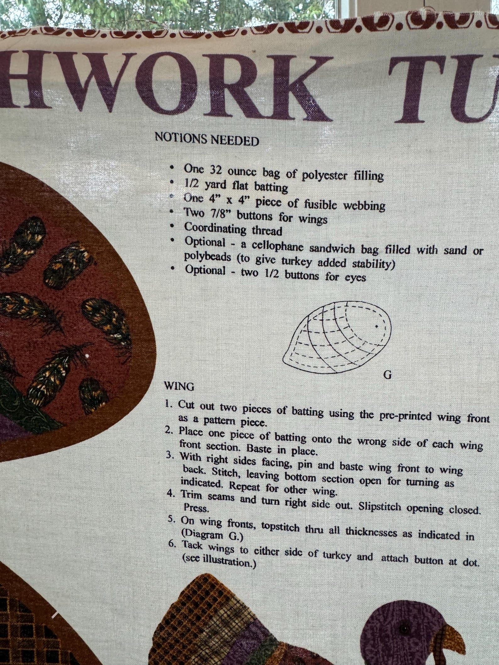 4 Assorted Vintage Fall Harvest Sewing Projects - Etsy