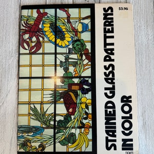 Vintage 1978 Stained Glass Patterns in Color Catalog 130831 - Hollander ...