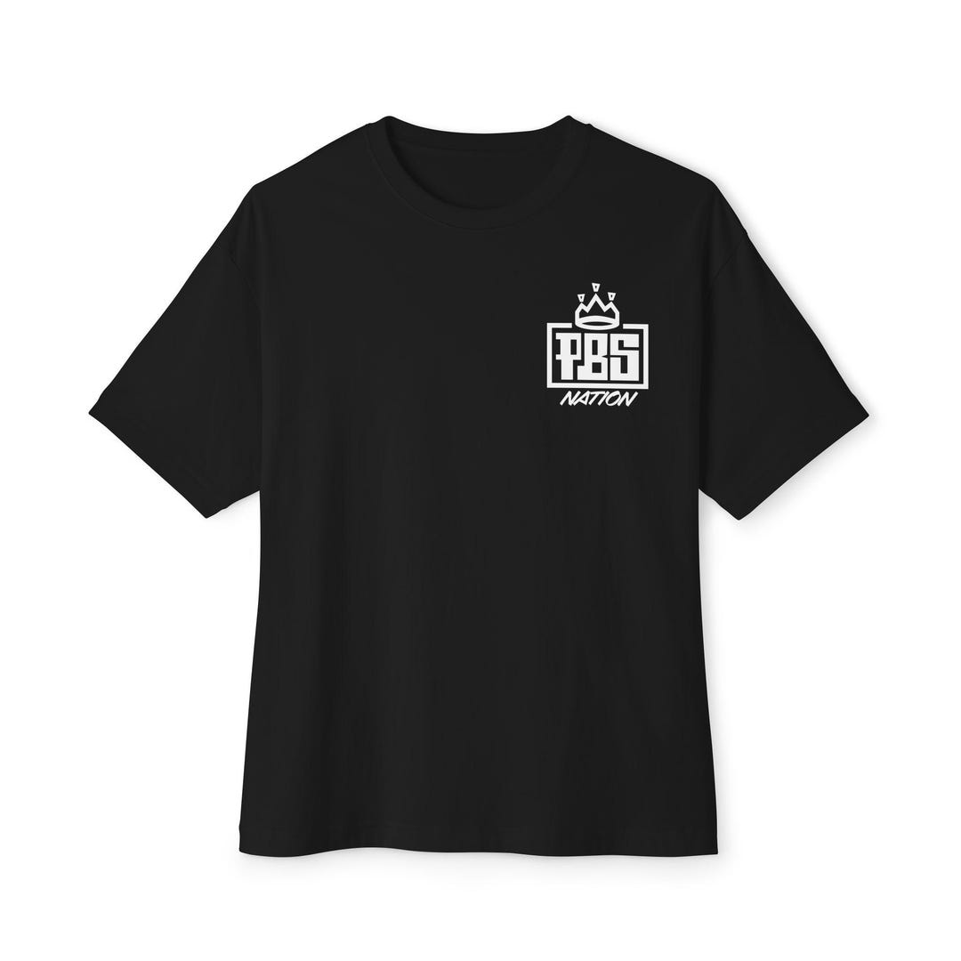PBS Nation -unisex Oversized Boxy Tee - Casual Style, Streetwear Vibe ...