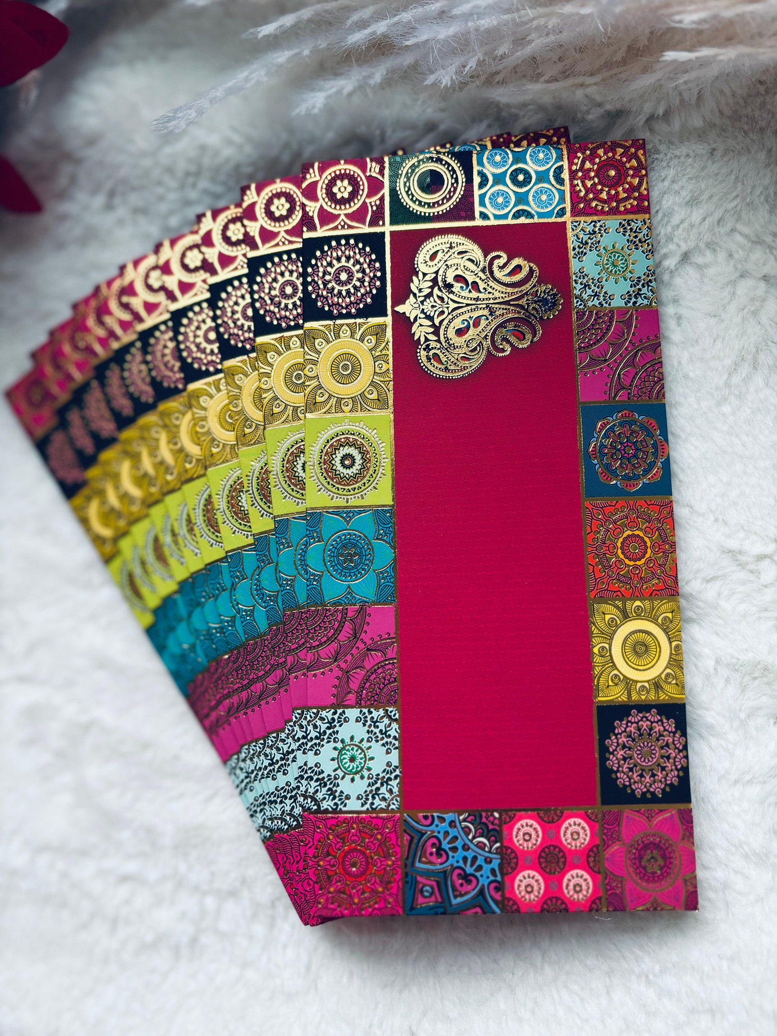 Fancy Money Gift Envelopes: Ethnic Design With Gold Seals (pack of 10 ...
