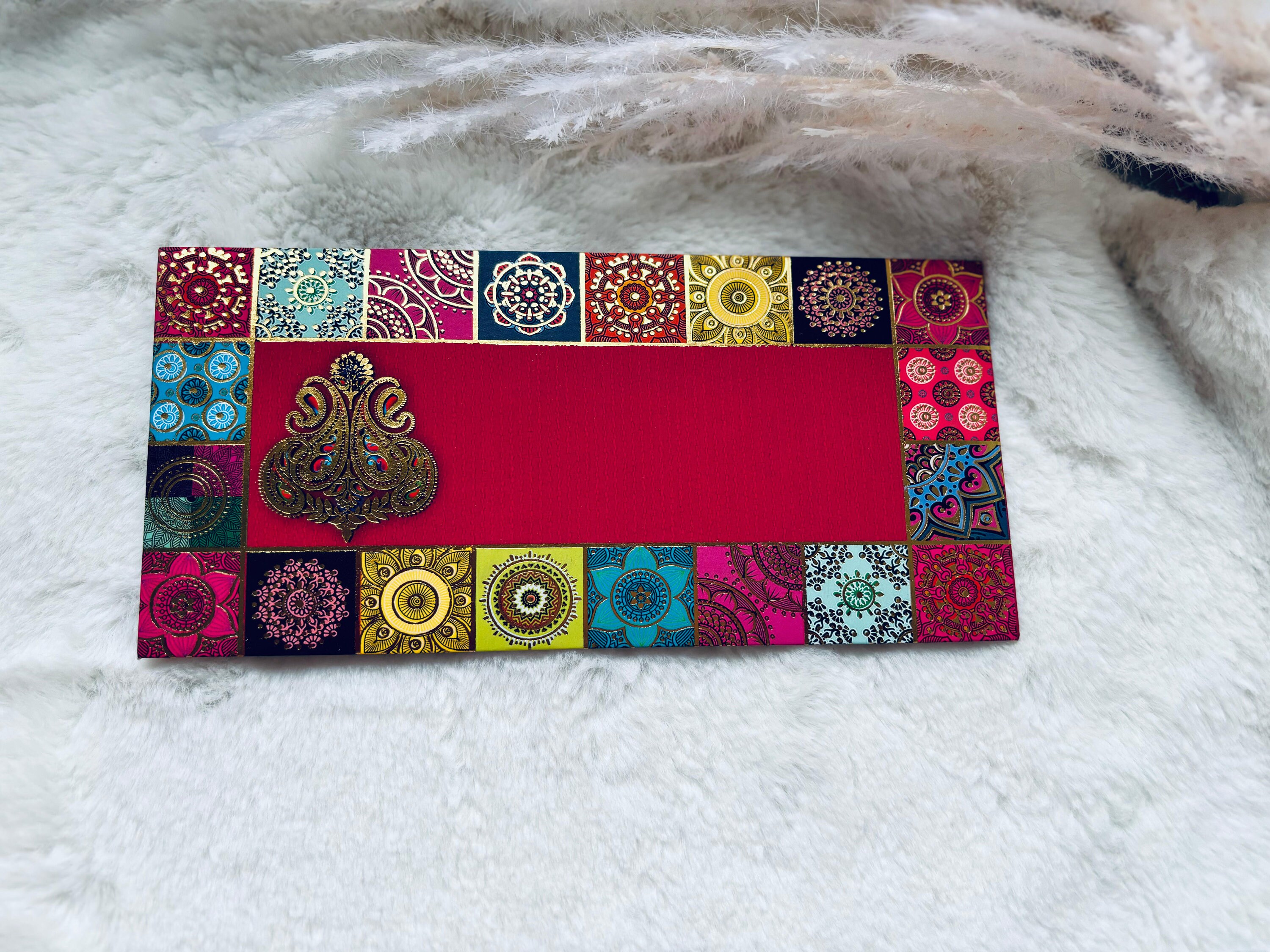 Fancy Money Gift Envelopes: Ethnic Design With Gold Seals (pack of 10 ...
